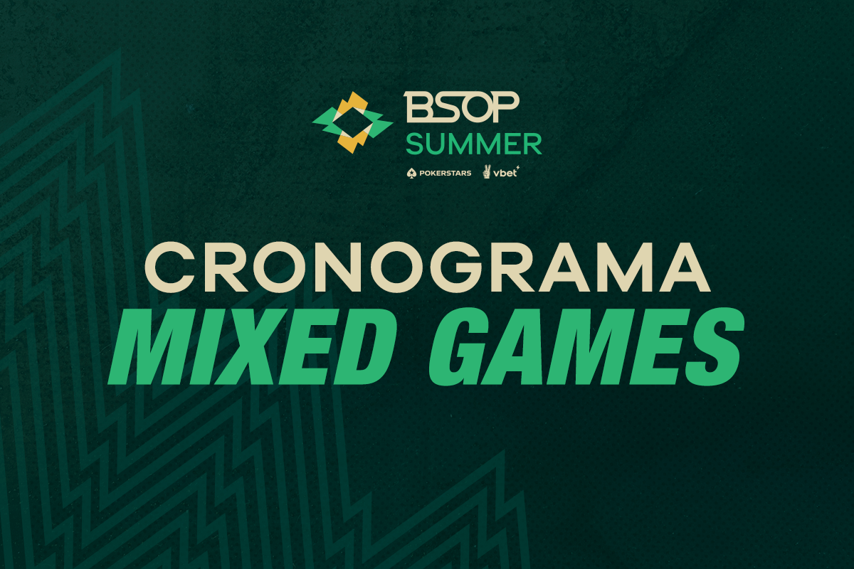7 torneios em 9 dias: opções de Mixed Games do BSOP Summer